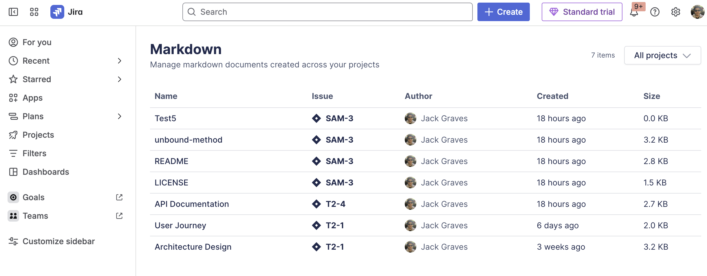 Markdown for Jira Home